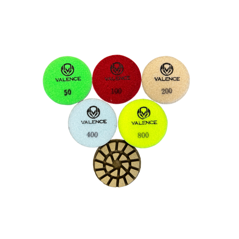 3" Copper Resin Pucks – Concrete Polish Tools | Valence – Valence Supply