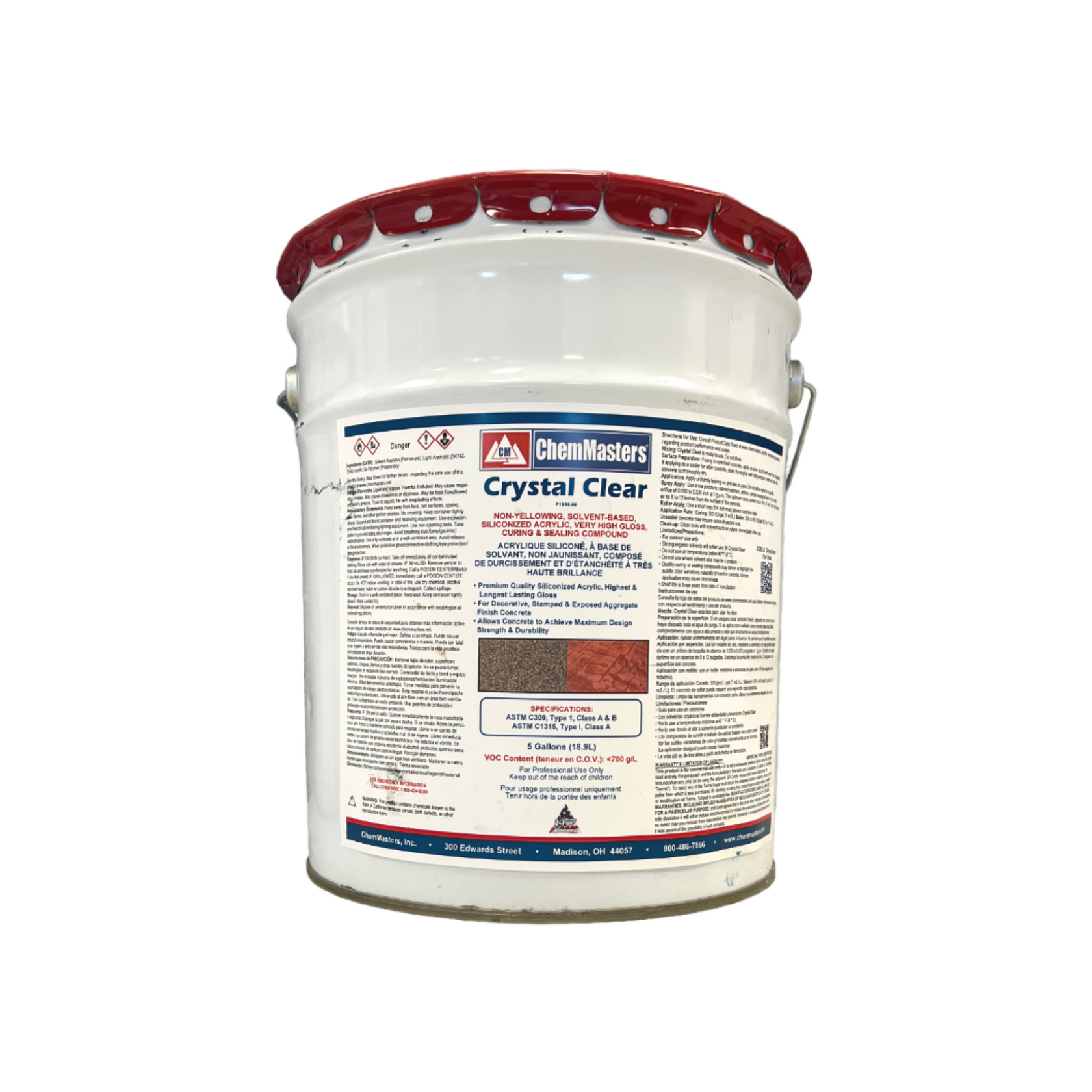 ChemMasters Crystal Clear - 5 Gal – Valence Supply